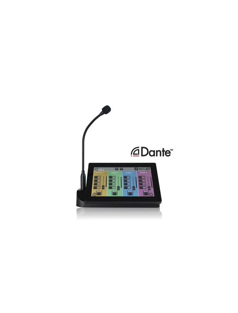 PAGENETDN 10" touch screen | UCP | PoE DC | Dante™ | EclerNet
