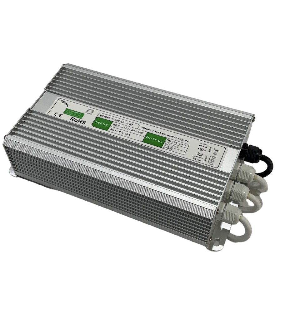 ΤΡΟΦΟΔΟΤΙΚΟ 12V / 250W IP 67