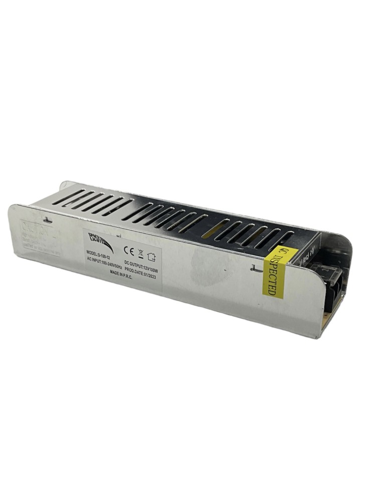 ΤΡΟΦΟΔΟΤΙΚΟ 12V / 100W IP 20 SLIM