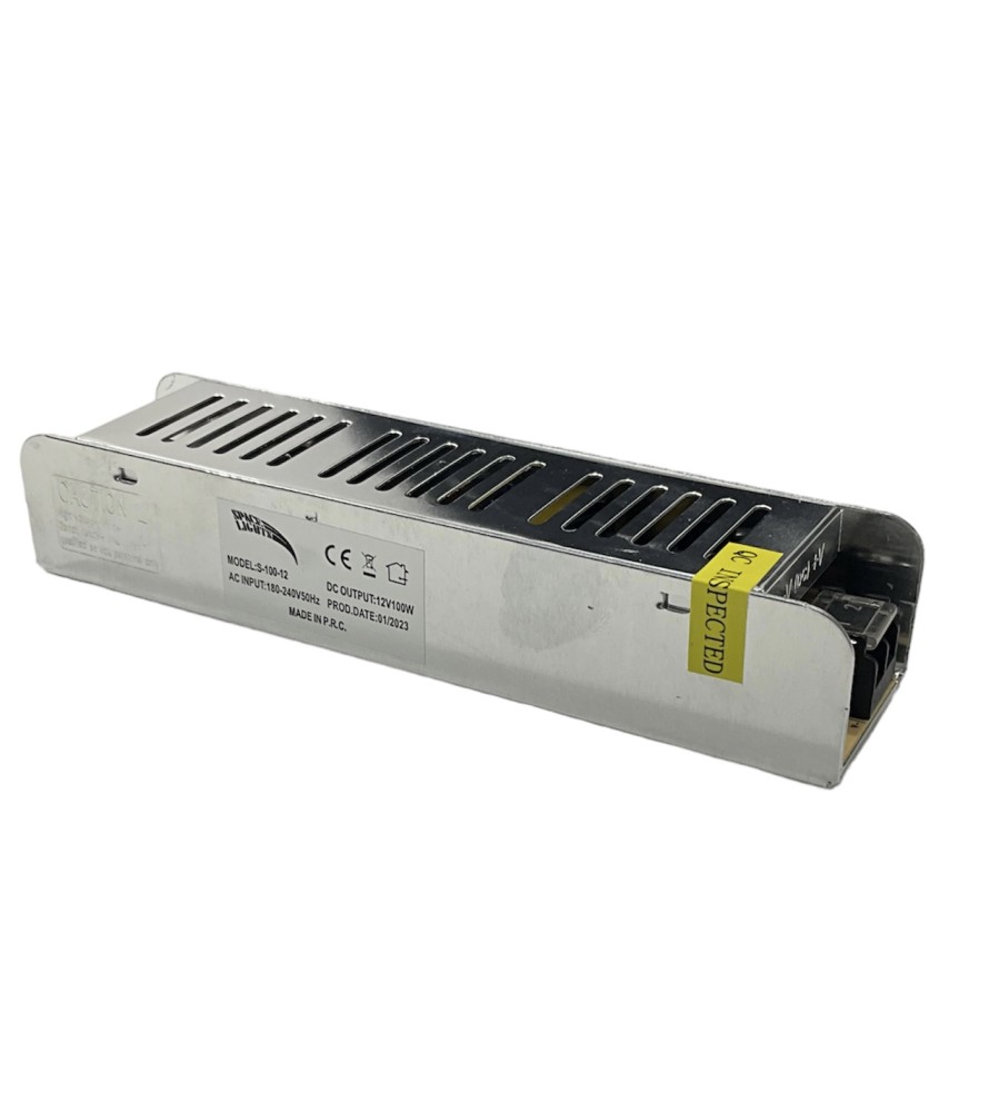 ΤΡΟΦΟΔΟΤΙΚΟ 12V / 100W IP 20 SLIM