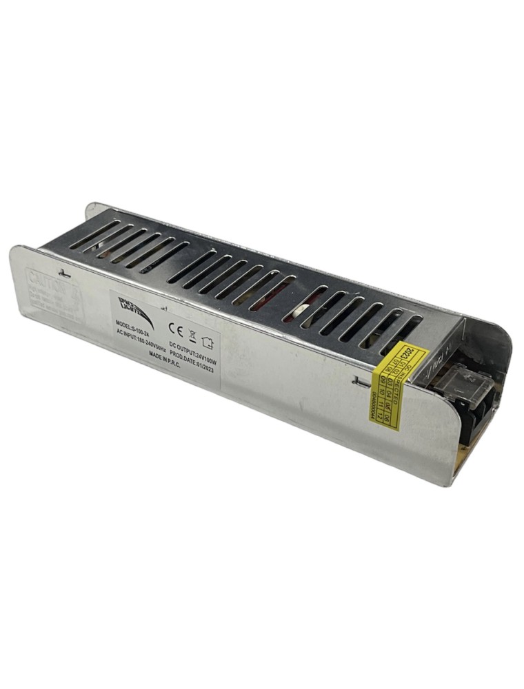 ΤΡΟΦΟΔΟΤΙΚΟ 24V / 100W IP 20 SLIM